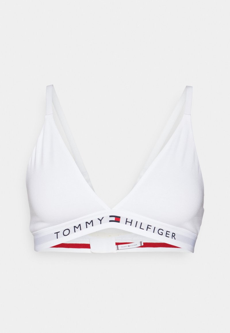 Tommy Hilfiger UNLINED - Triangle bra - white - Zalando.co.uk