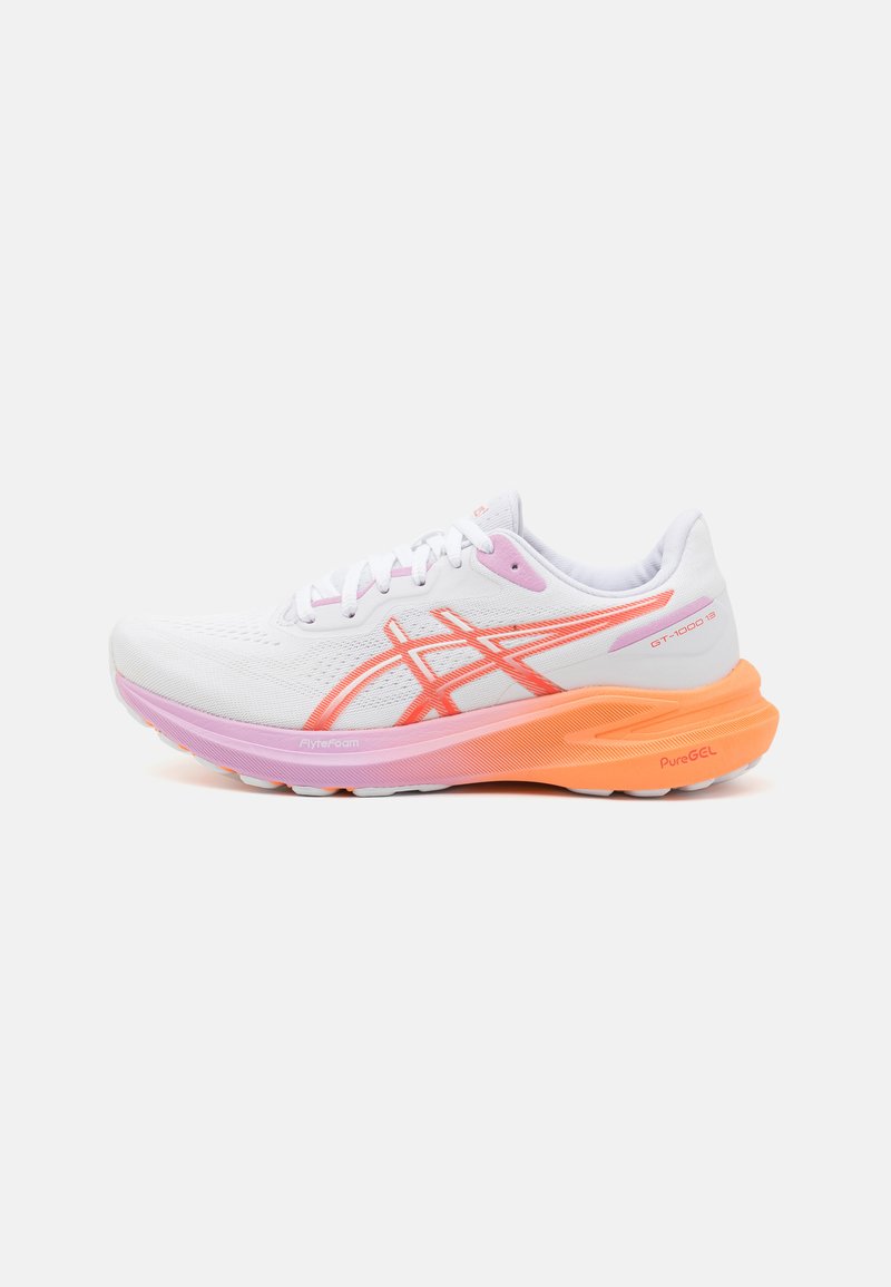 ASICS GT-1000 13 - Hardloopschoenen voor op de weg - white/coral reef ...