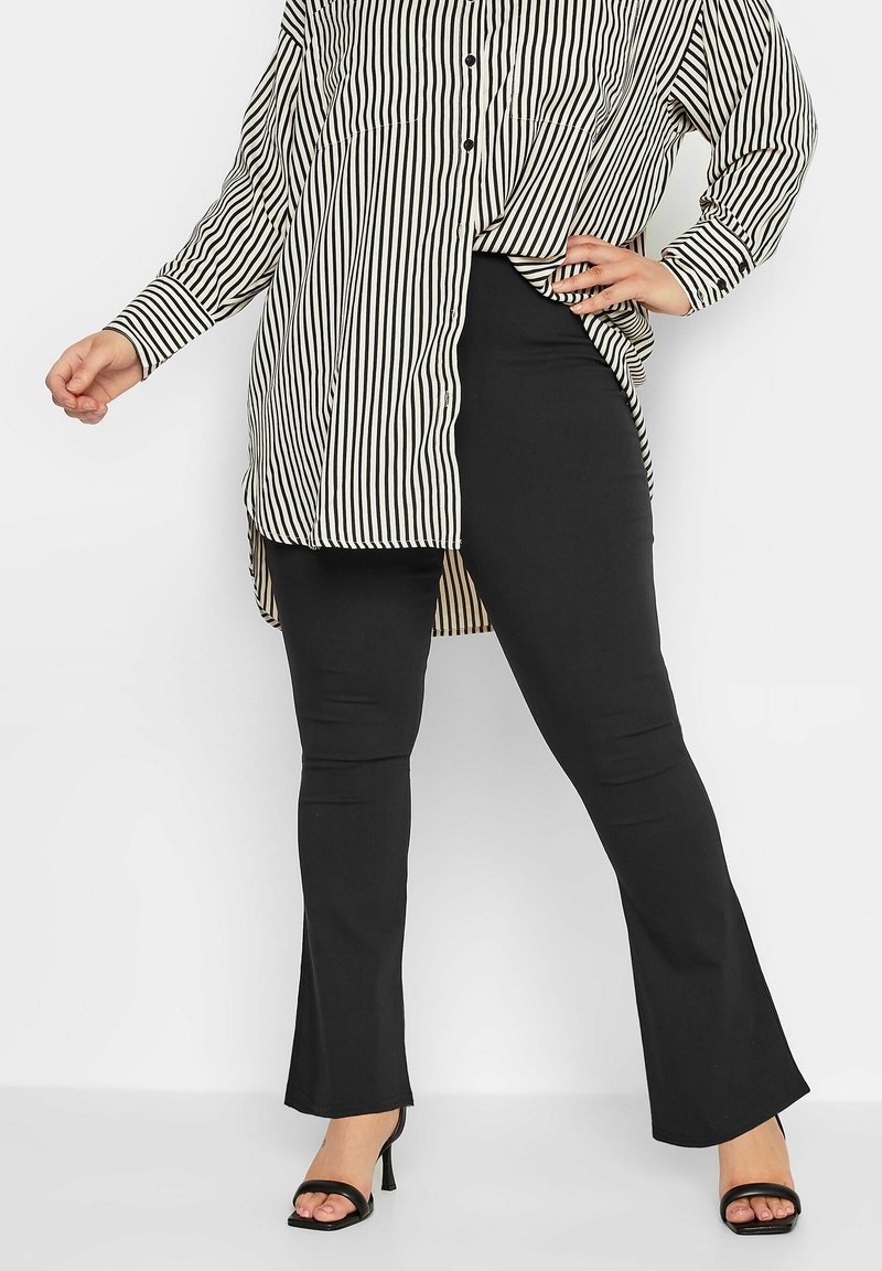 Yours Clothing BENGALINE - Pantalones - black/negro - Zalando.es