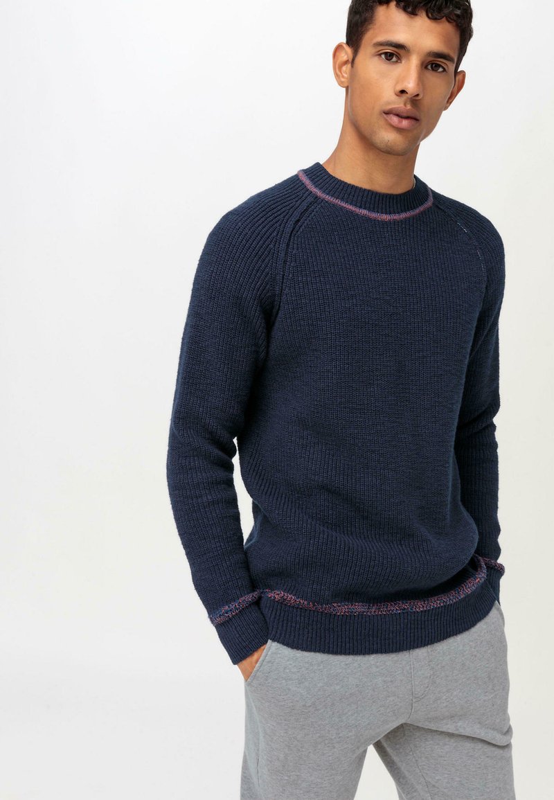 hessnatur Strickpullover - marine/dunkelblau - Zalando.ch