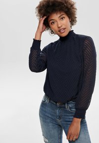 ONLY KAYLA L/S - Blouse - night sky/donkerblauw - Zalando.nl