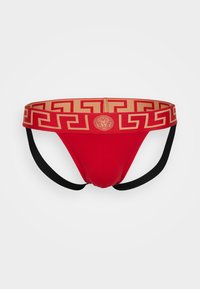 Versace UNDERPANTS JOCK STRAP TOPEKA NEW LOGO - Braguitas - red/gold/rojo - Zalando.es