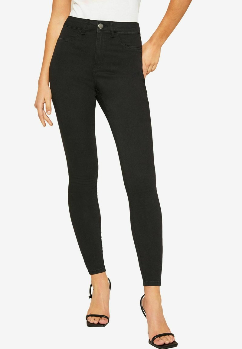 Friends Like These HIGH WAISTED TALL - Vaqueros pitillo - black/negro ...