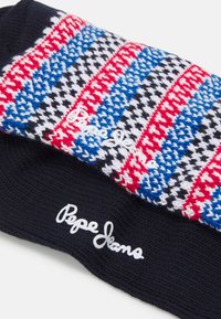 Pepe Jeans CHUNKY GEO 2PACK - Chaussettes - navy/bleu marine - ZALANDO.FR