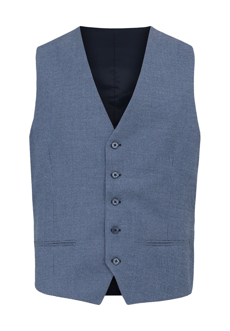 Dan John Veste sans manches - blue avio pied de poule/bleu - ZALANDO.FR