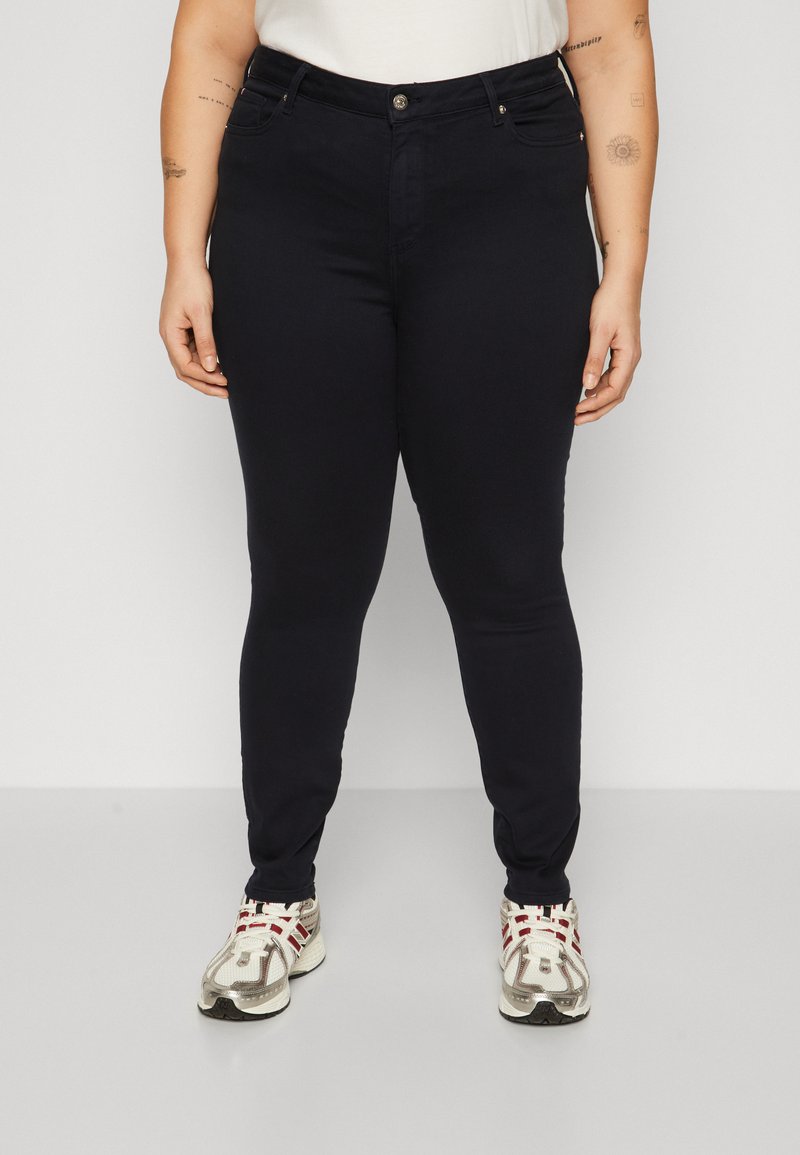 Tommy Hilfiger Curve HARLEM - Jeans Skinny Fit - desert sky/dark blue ...