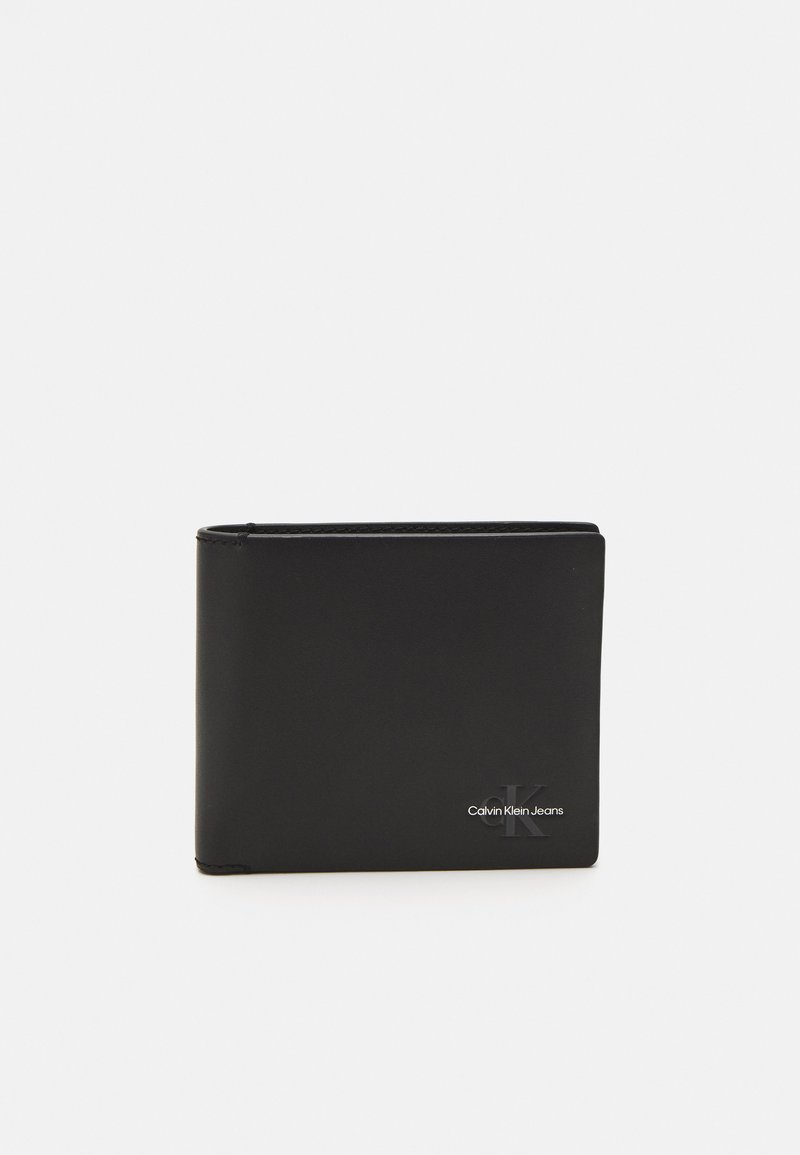 Calvin Klein Jeans MONOGRAM SOFT BIFOLD COIN UNISEX - Wallet - black ...