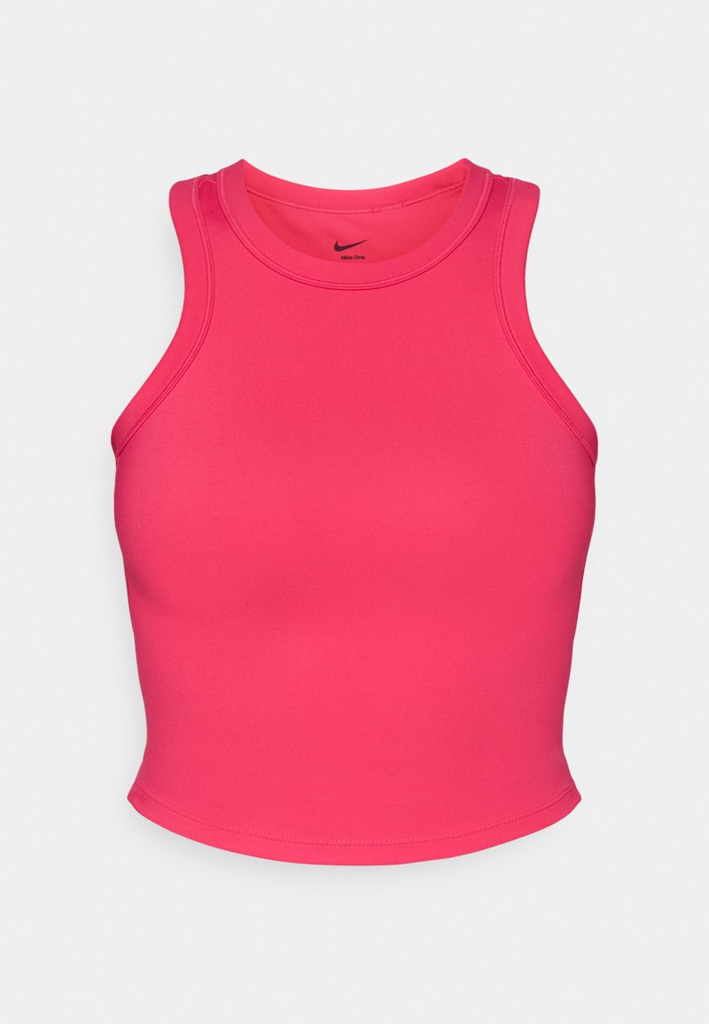 Nike Performance ONE FITTED CROP TANK - Top - rush pink/pink - Zalando ...