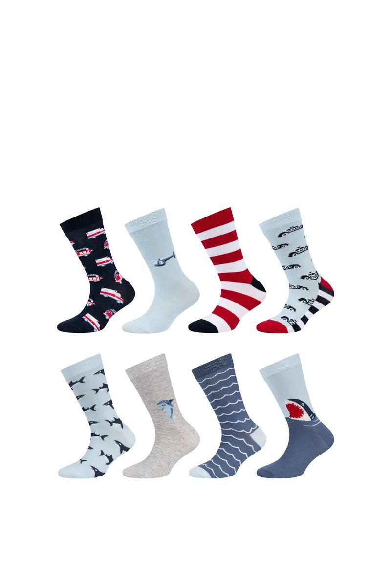 camano SOFT 8ER PACK - Socks - falls/light blue - Zalando