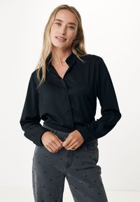 Mexx Hemdbluse - black/schwarz - Zalando.de