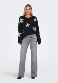 ONLY ONLJUICY - Wide leg - medium grey denim/hall teksa - Zalando.ee