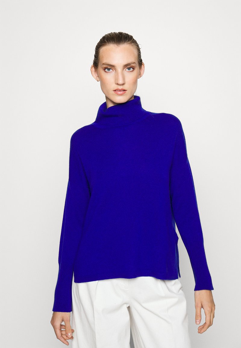 pure cashmere TURTLENECK - Pullover - royal blue/bleu marine - ZALANDO.FR