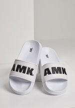 Urban Classics AMK SLIDES - Pool slides - white black/white - Zalando.de