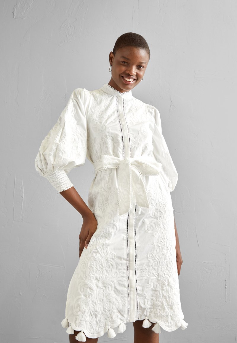 Alice + Olivia SHANLEY - Shirt dress - white - Zalando