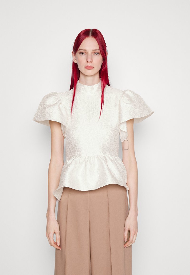 Hofmann Copenhagen MADELYN WEDDING TOP - Blouse - white - Zalando