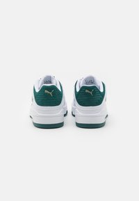Puma SLIPSTREAM JR UNISEX - Trainers - white/varsity green/white ...