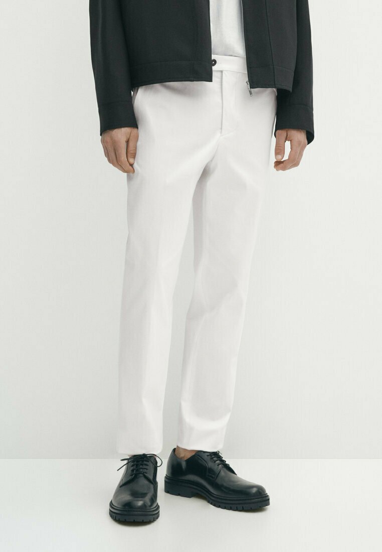 Massimo Dutti Chino - white/weiß - Zalando.ch