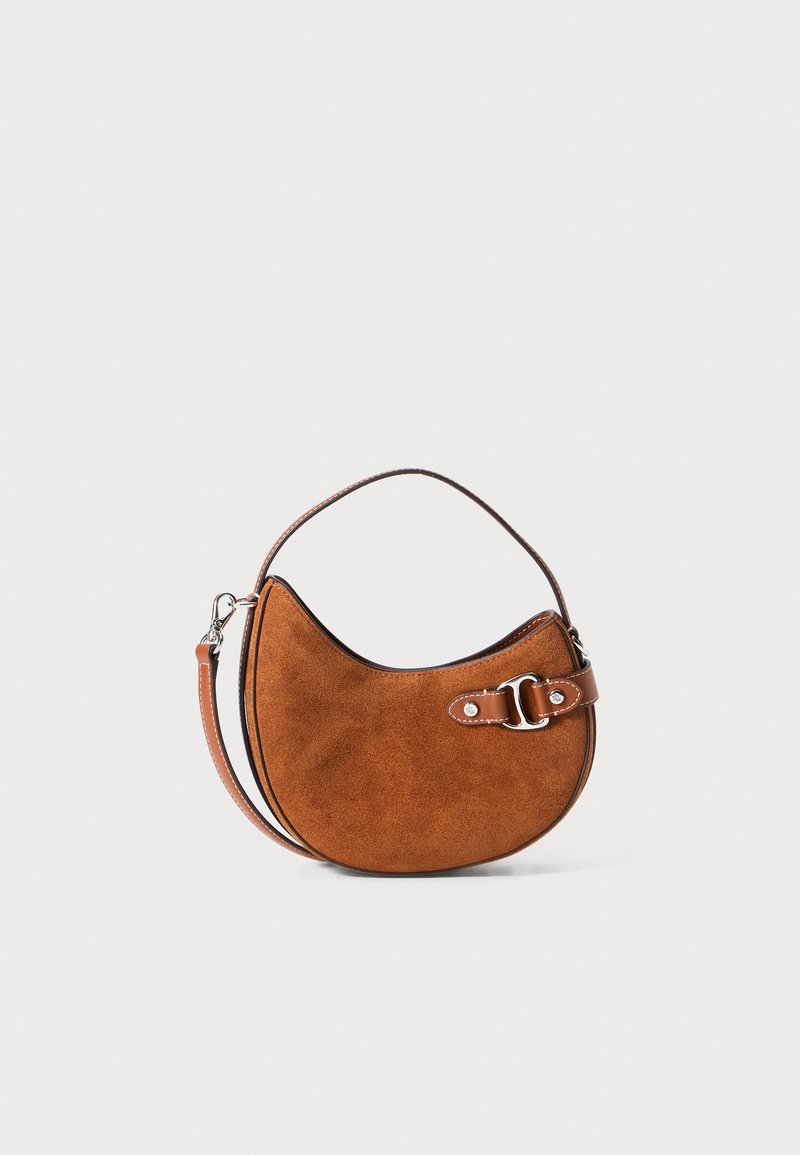 Lauren Ralph Lauren SUEDE SMALL TASHA CROSSBODY BAG - Sac à main - tan ...