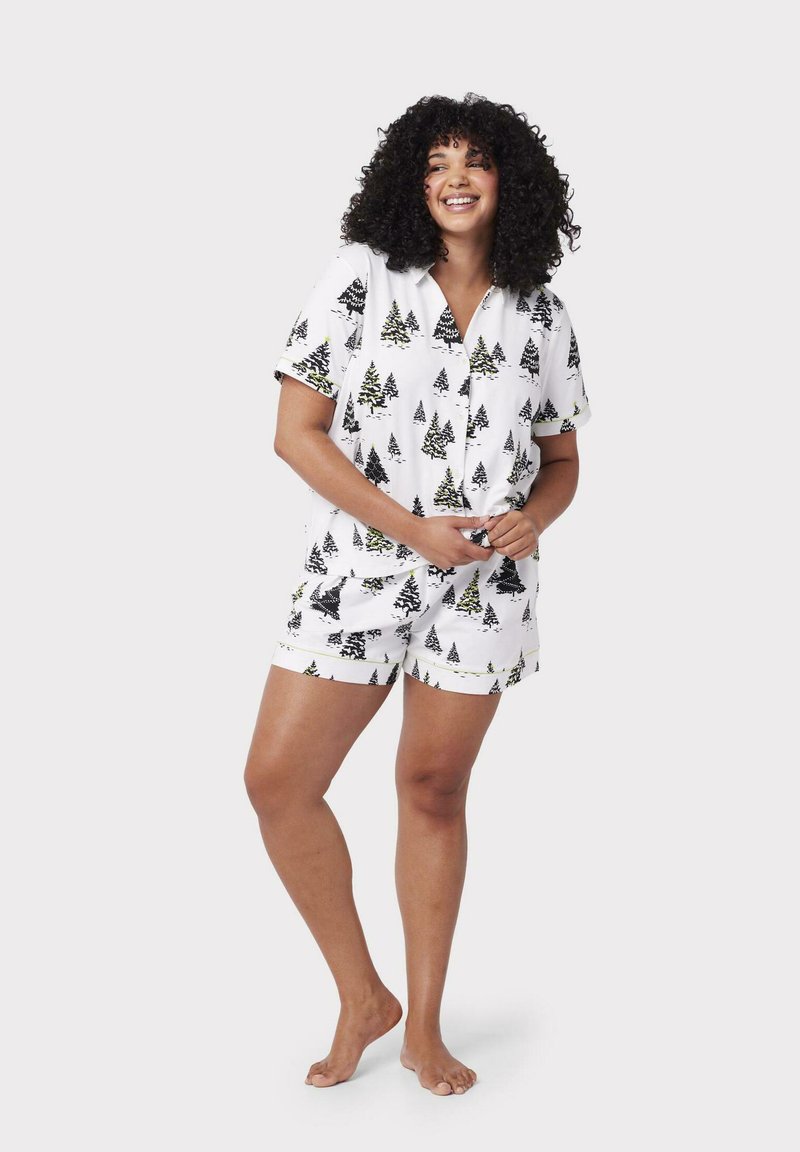 Chelsea Peers TREE PRINT SET - Pyjama - white/blanc - ZALANDO.FR