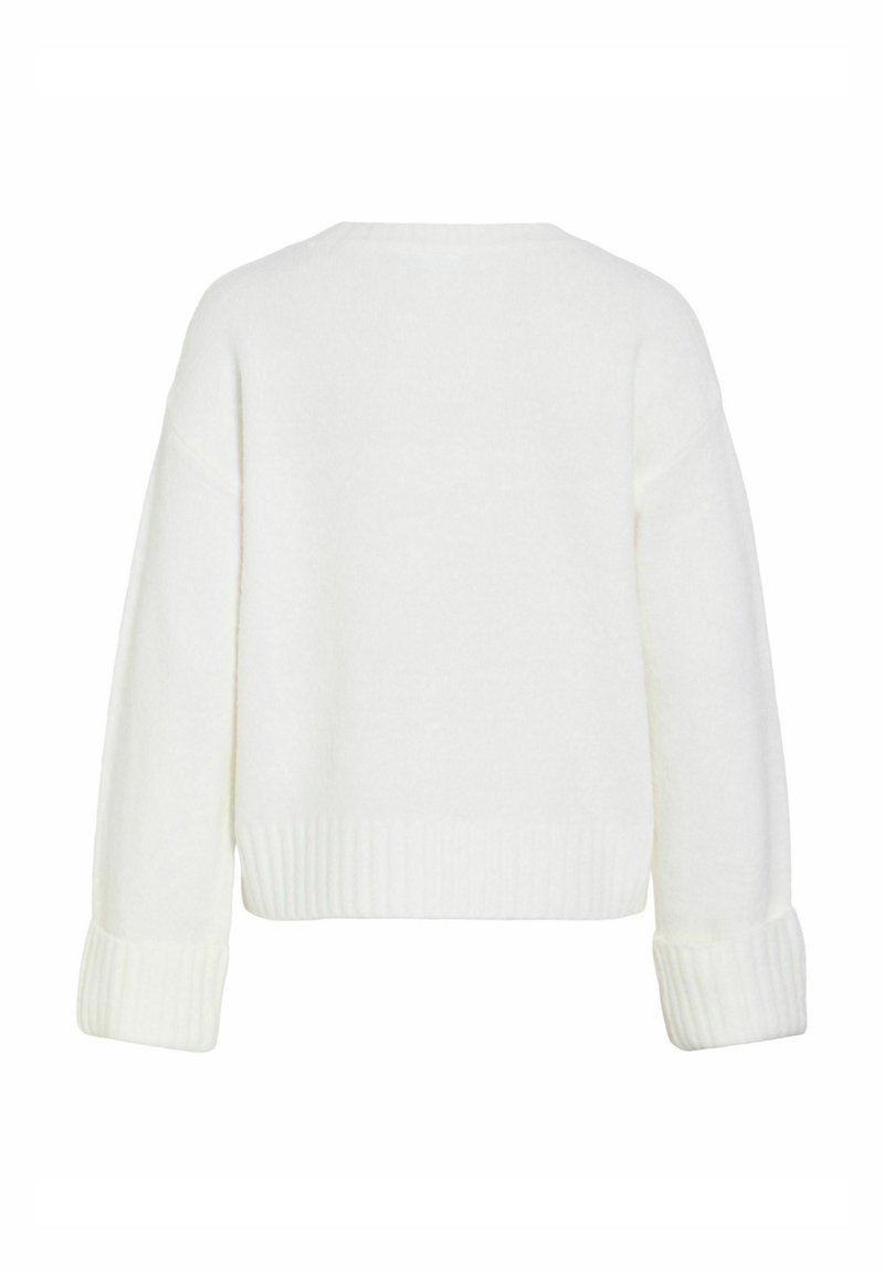 VILA PULLOVER VILUNA RUNDHALS - Pullover - white/blanc - ZALANDO