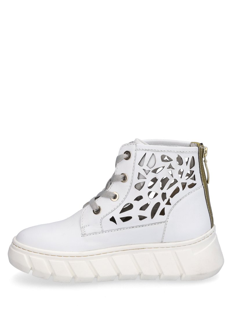 Gerry Weber Botki na platformie/biały - Zalando.pl