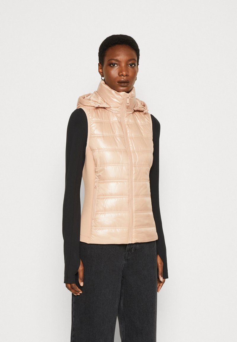 Calvin Klein PADDED WAISTED VEST - Waistcoat - roebuck/beige - Zalando.ie