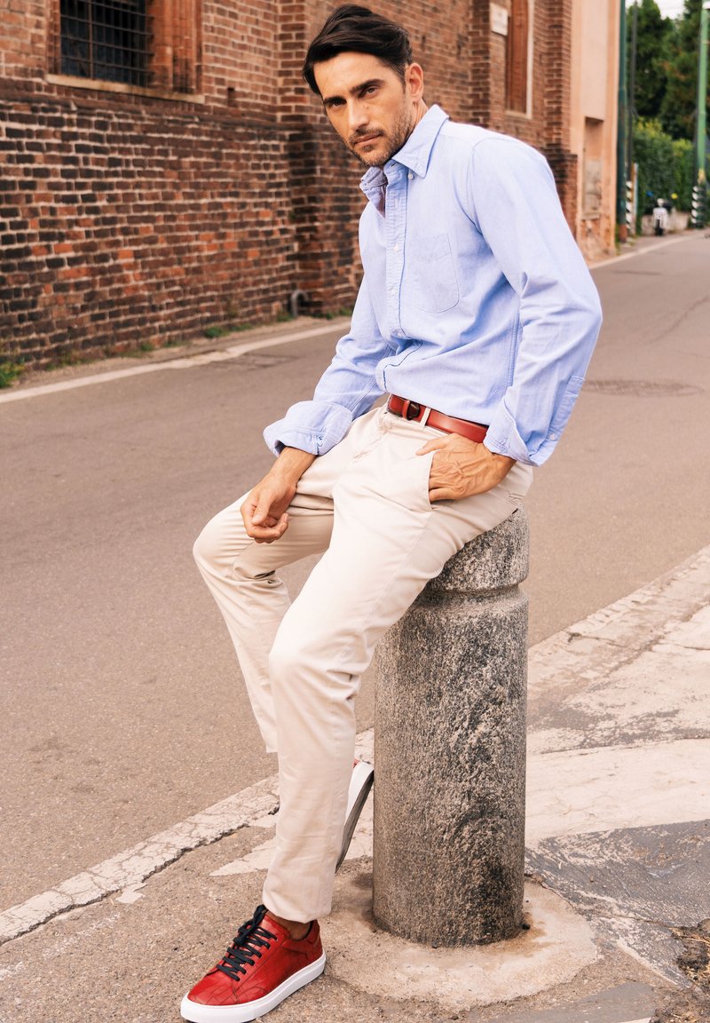 Jerelyn Creado CHRIS ITALY - Sneakersy niskie/czerwony - Zalando.pl