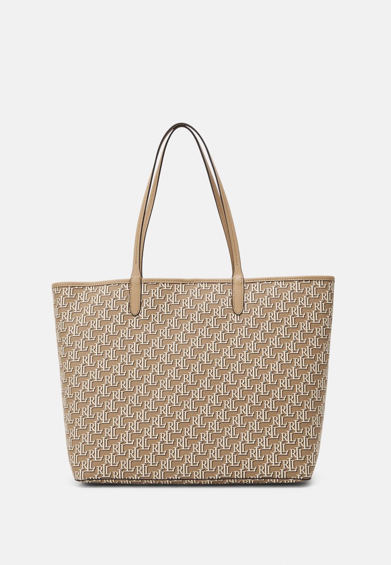 Lauren Ralph Lauren COLLINS TOTE MEDIUM - Tote bag - light camel/camel ...