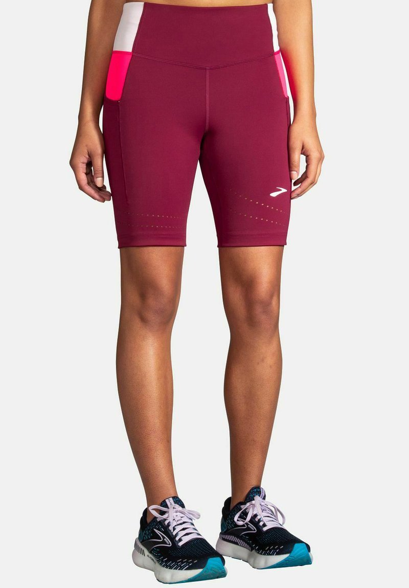 Brooks METHOD 8" SHORT TIGHT - Pantalón corto de deporte - razzmatazz ...