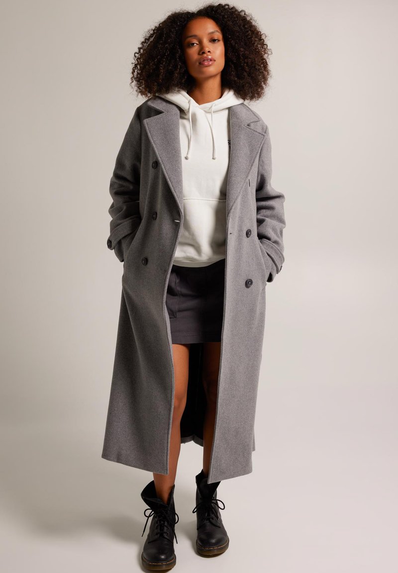 America Today JAINY - Mantel - mid grey melange/grijs - Zalando.nl