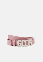 GCDS GLITTER LOGO BELT UNISEX - Belt - pink - Zalando