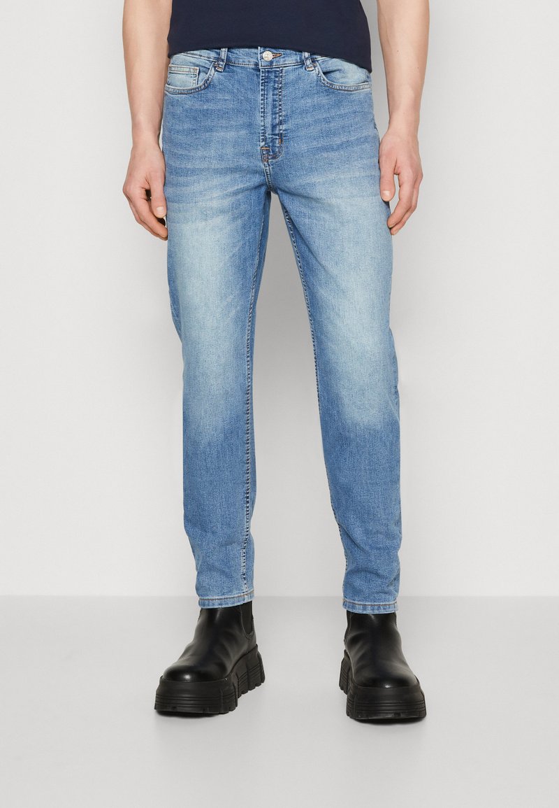 Denim Project OHIO - Jeans Slim Fit - mabel mid blue/blue denim ...
