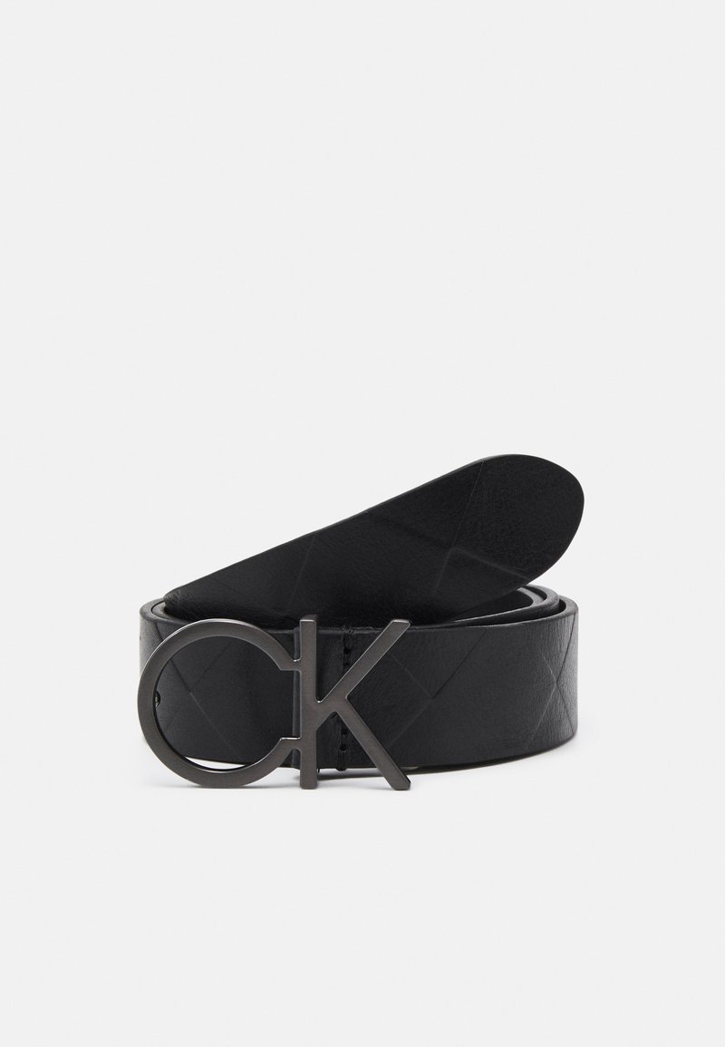 Calvin Klein LOCK BELT - Belt - black - Zalando.ie