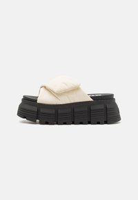 Buffalo AVA - Heeled mules - offwhite/off-white - Zalando.co.uk