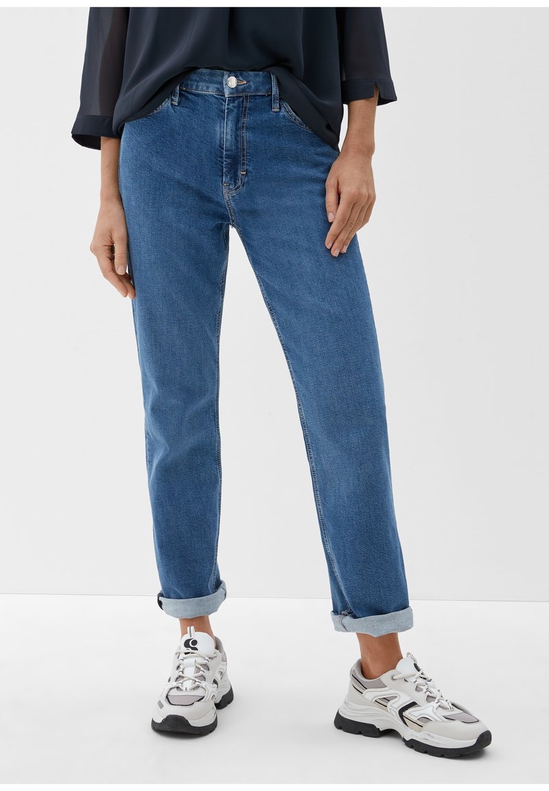 s.Oliver BLACK LABEL Jean slim - ozeanblau/denim bleu foncé - ZALANDO.FR