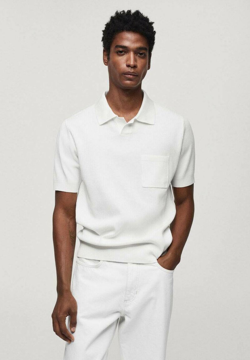 Mango LUCA - Polo shirt - blanco/white - Zalando.ie