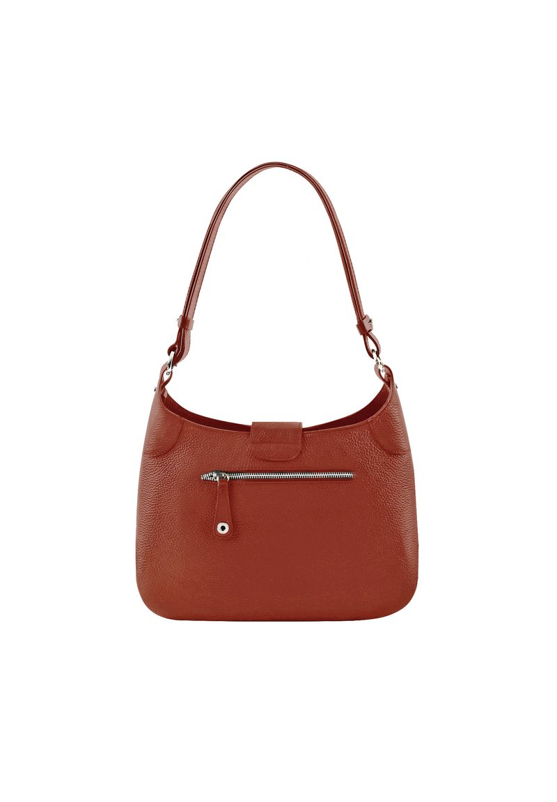 Lamarthe PARIS - Sac à main - rouge rouille/marron clair - ZALANDO.FR