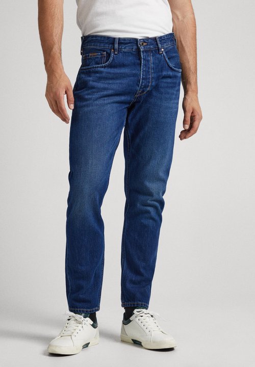 Pepe Jeans STANLEY - Jeans Straight Leg - denim/dark-blue denim ...
