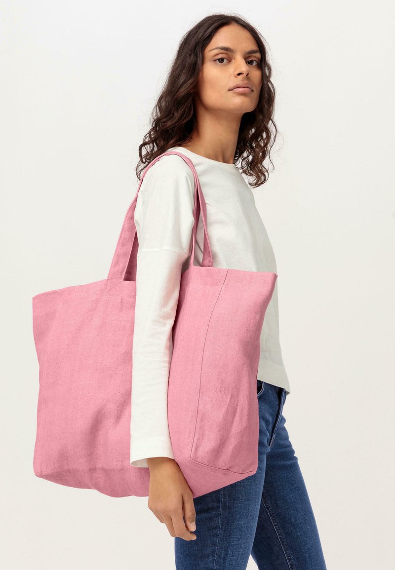 hessnatur SHOPPER - Handtasche - sorbet/rosa - Zalando.de