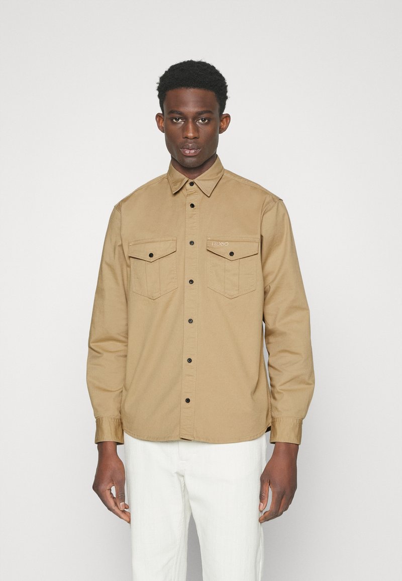 HUGO ENIO - Hemd - open beige/beige - Zalando.de