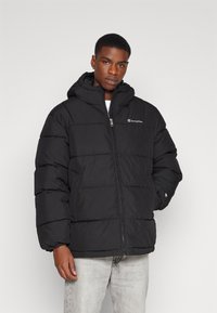 Champion Rochester ECO FUTURE HOODED JACKET UNISEX - Vinterkappa /-rock - black/svart - Zalando.se