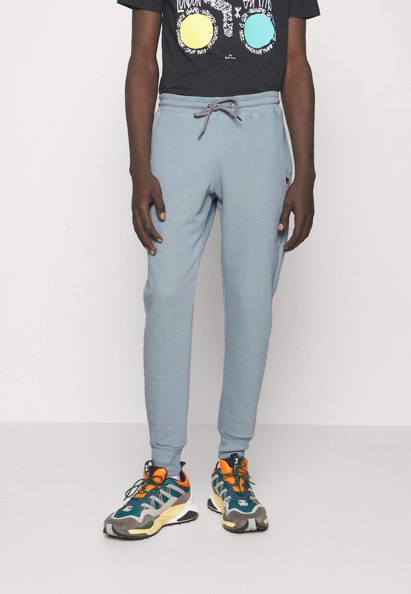 PS Paul Smith SLIM FIT PANT ZEBRA - Tracksuit bottoms - greyish/blue ...