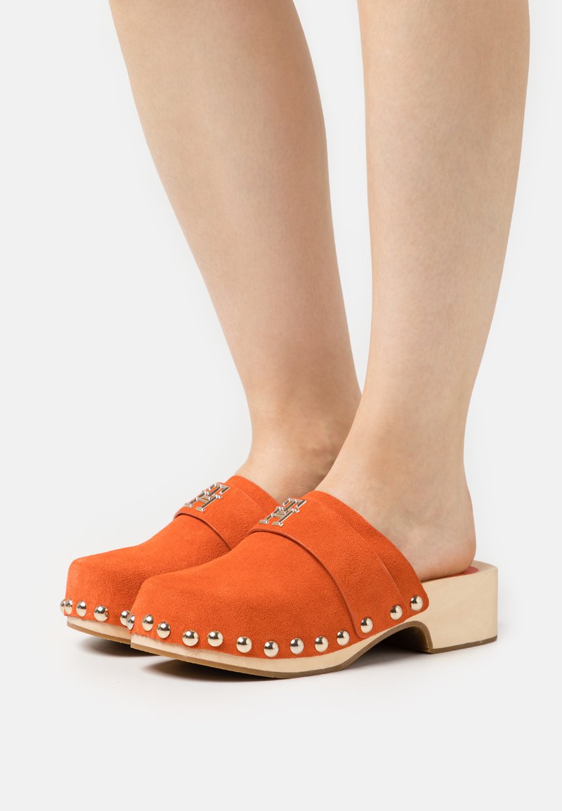 Tommy Hilfiger Sabots - deep orange/orange - ZALANDO.BE