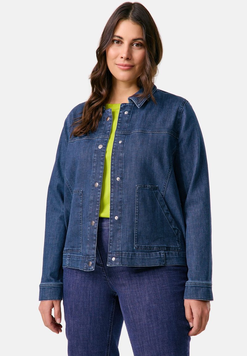 Samoon Jeansjacke - raw blue denim/blau - Zalando.de