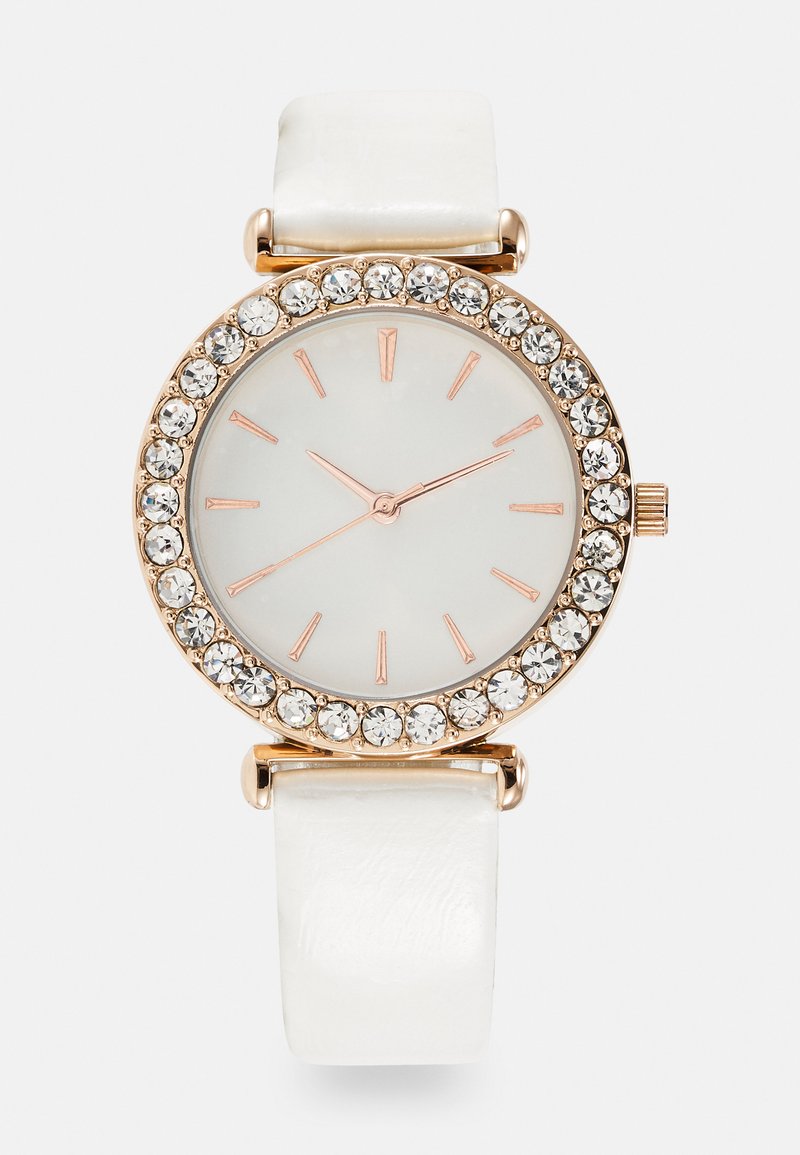 Anna Field Watch - white/rose gold-coloured/white - Zalando.ie