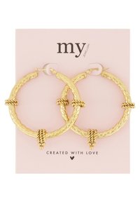 My Jewellery SWIRL WITH STRUCTURE - Ohrringe - gold coloured/goldfarben ...