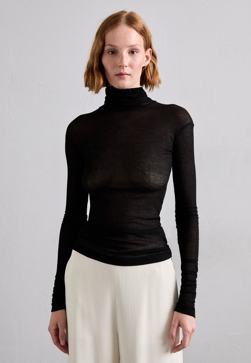 BITE Studios LONGSLEEVE ROLLER - Long sleeved top - black - Zalando