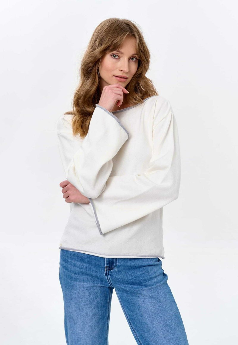 blue shadow Jumper - white - Zalando