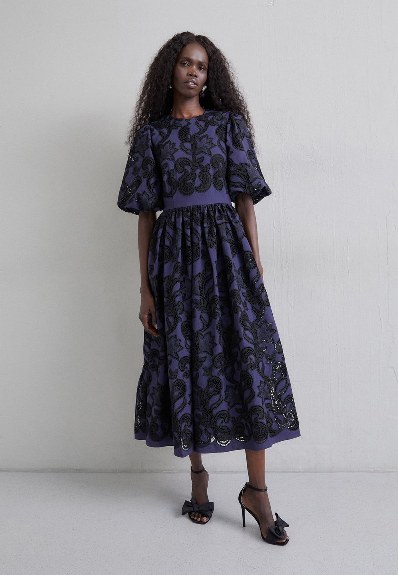 Erdem Sukienka koktajlowa/granatowy - Zalando.pl