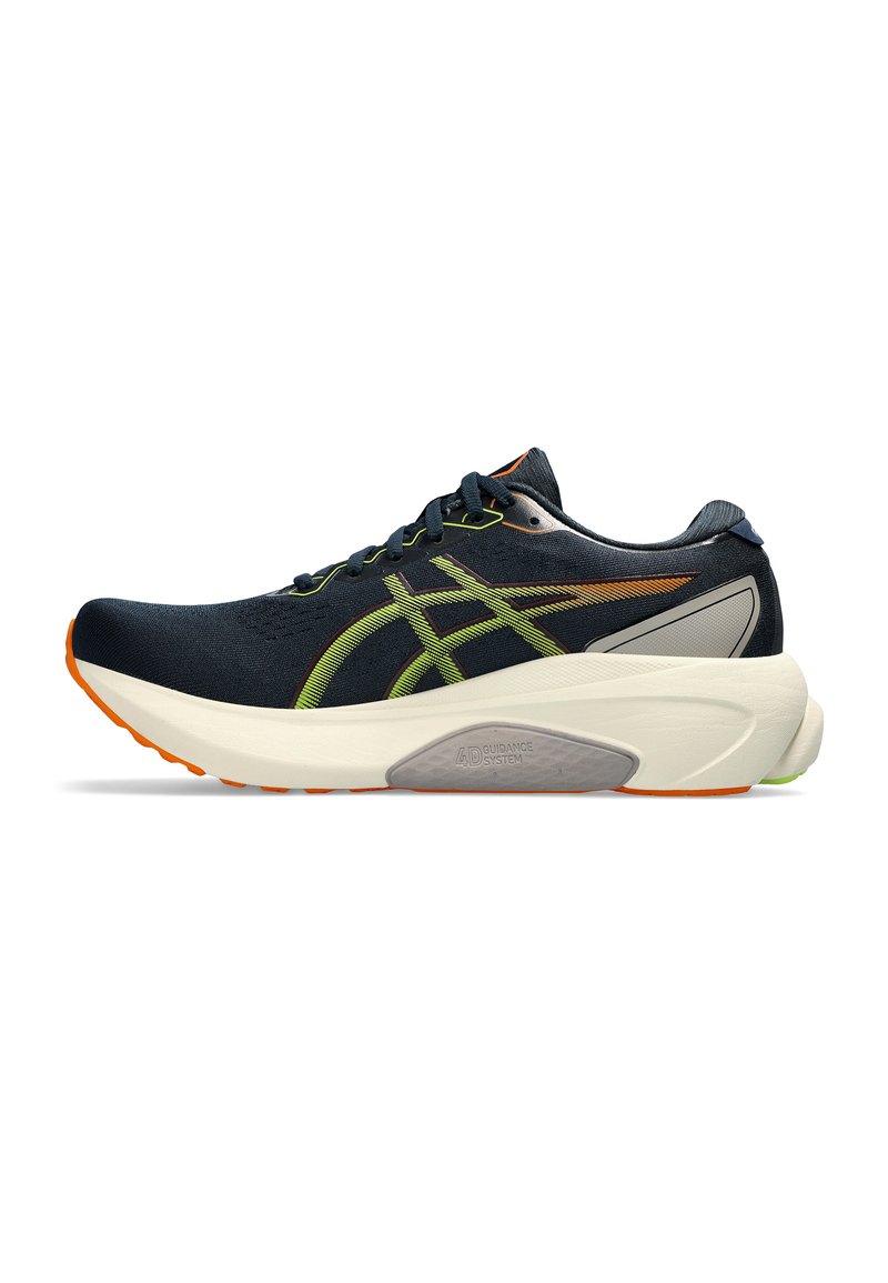 ASICS GEL-KAYANO 30 - Road running shoes - french blue/neon lime/blue ...